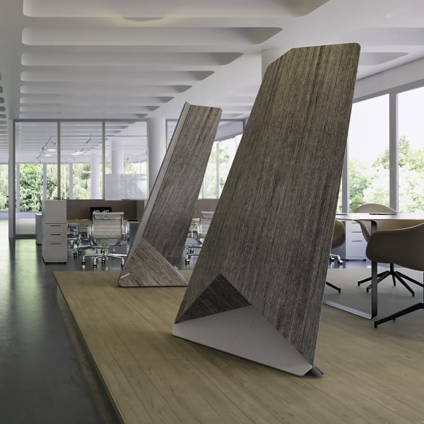 Office Partitions | Acoustic benching, desking, floor and suspended screens - func.